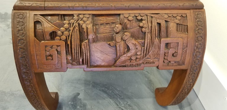 Carved Chinese Coffee Table For Sale at 1stDibs | chinese coffee tables