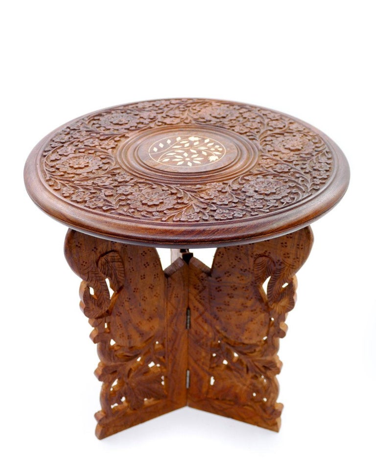 Two Carved Coffee Tables, Oriental Manufacture, Mid-20th Century For ...