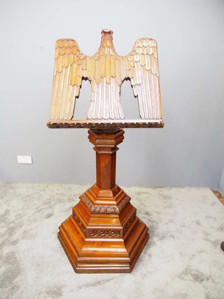 Carved Eagle Lectern For Sale at 1stDibs