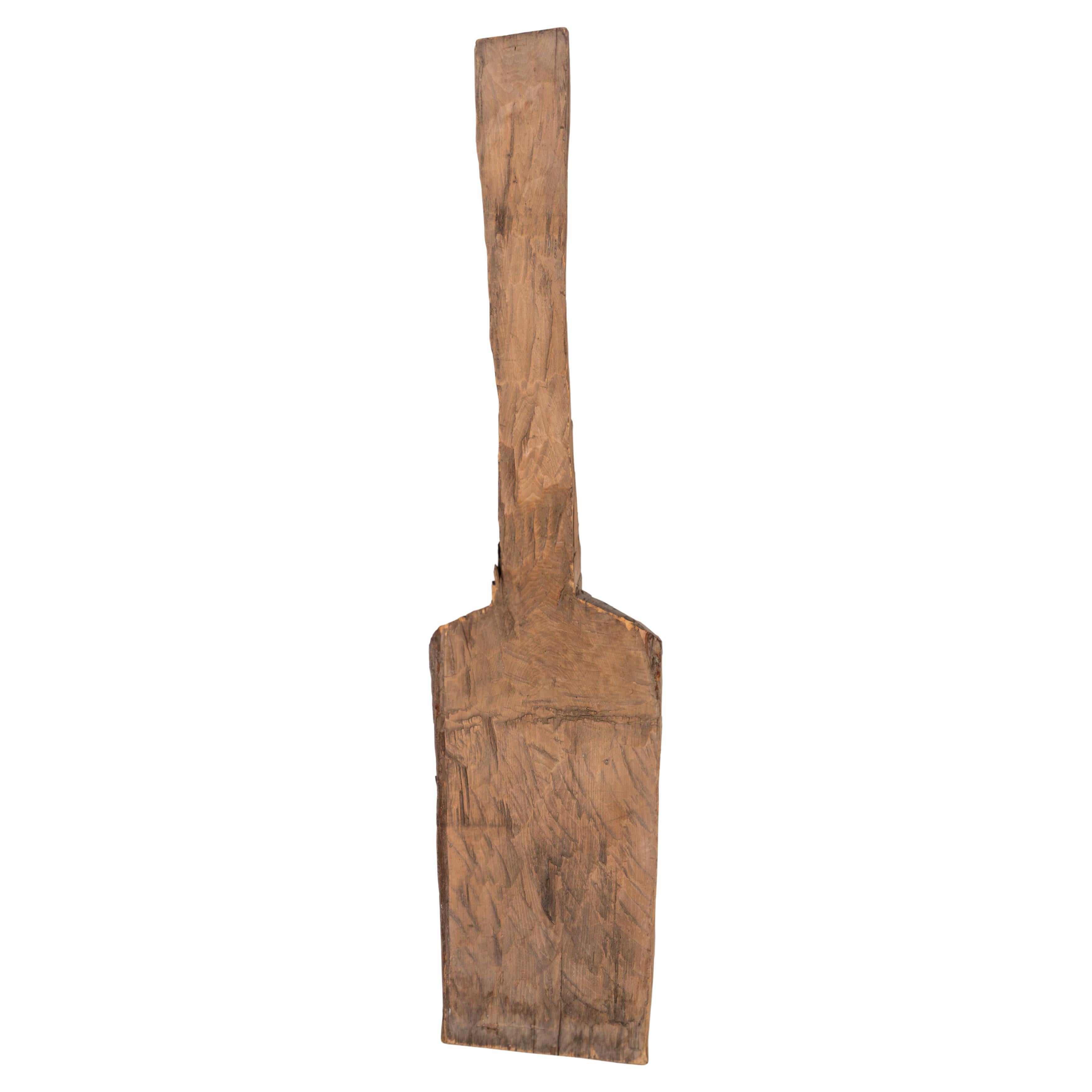 Carved Folk Implement For Sale at 1stDibs