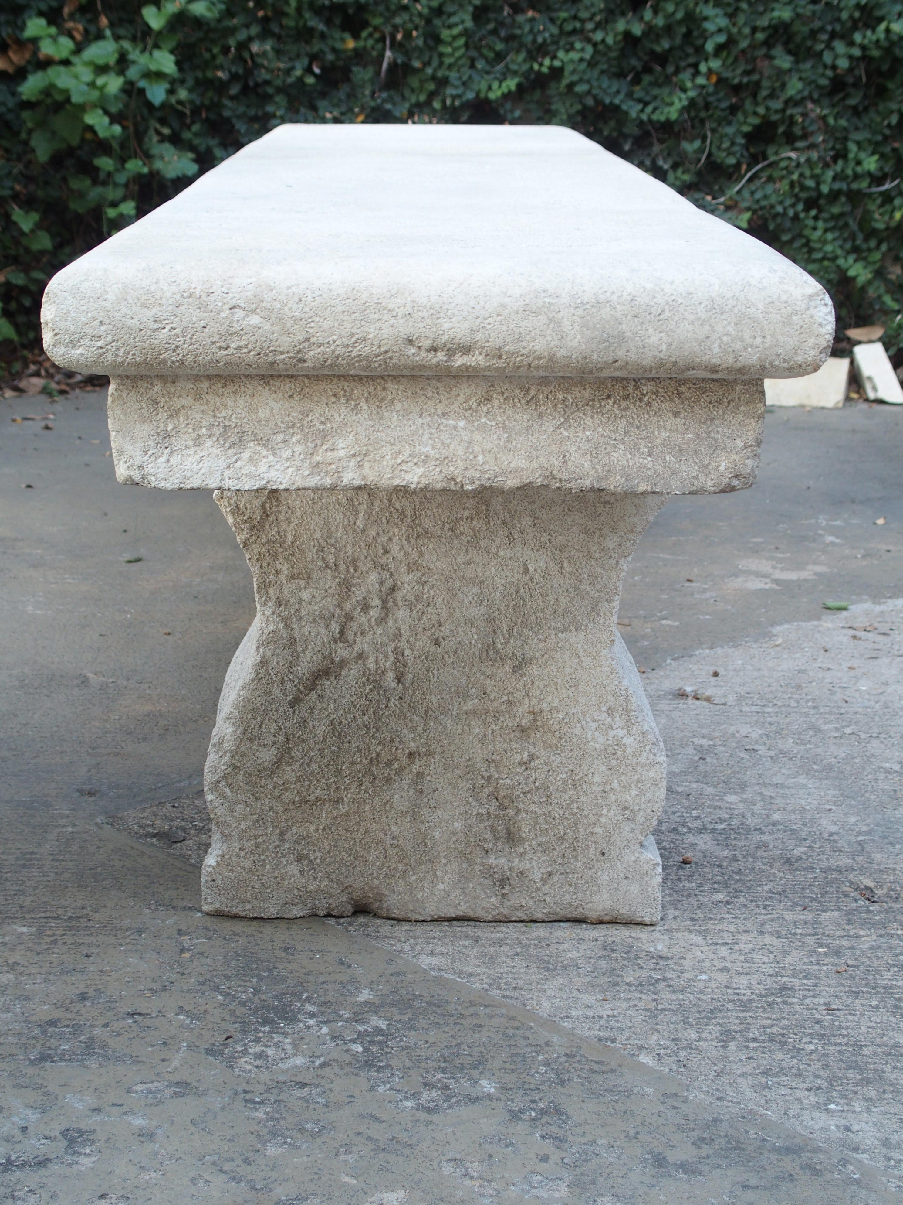 Carved French Limestone Bench from Provence at 1stDibs | limestone ...