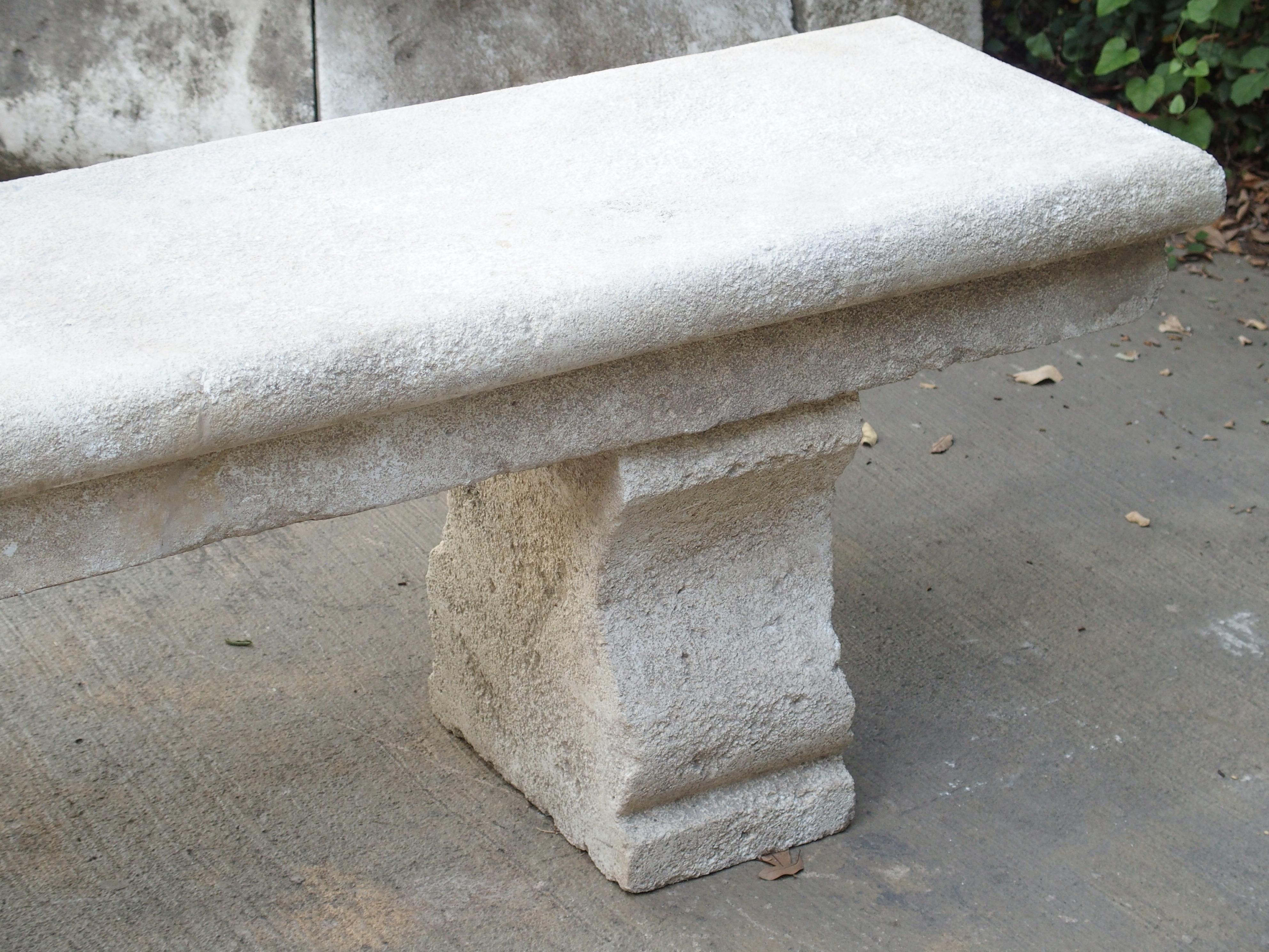 Carved French Limestone Bench from Provence at 1stDibs | limestone ...