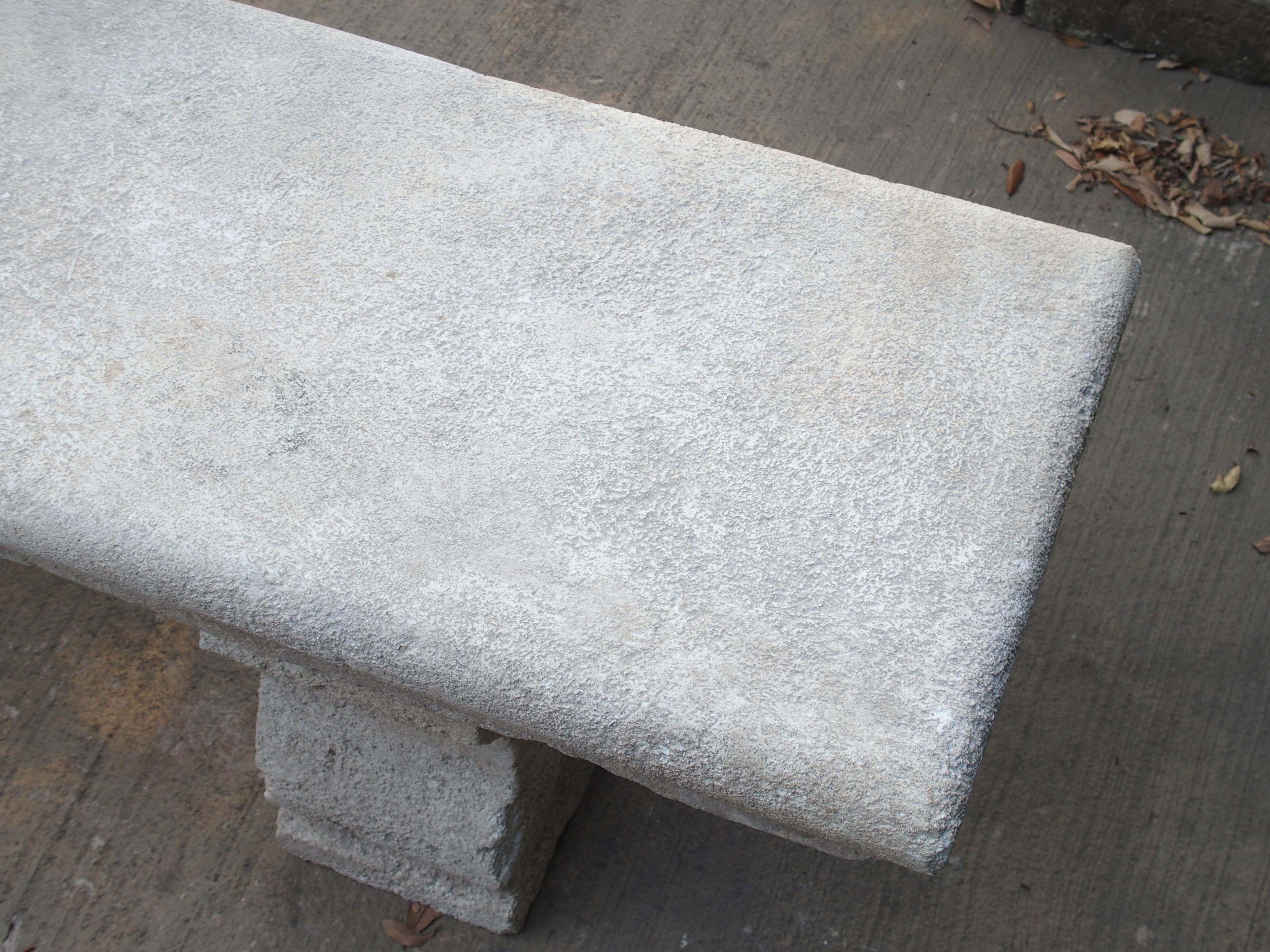 Carved French Limestone Bench from Provence at 1stDibs | limestone ...