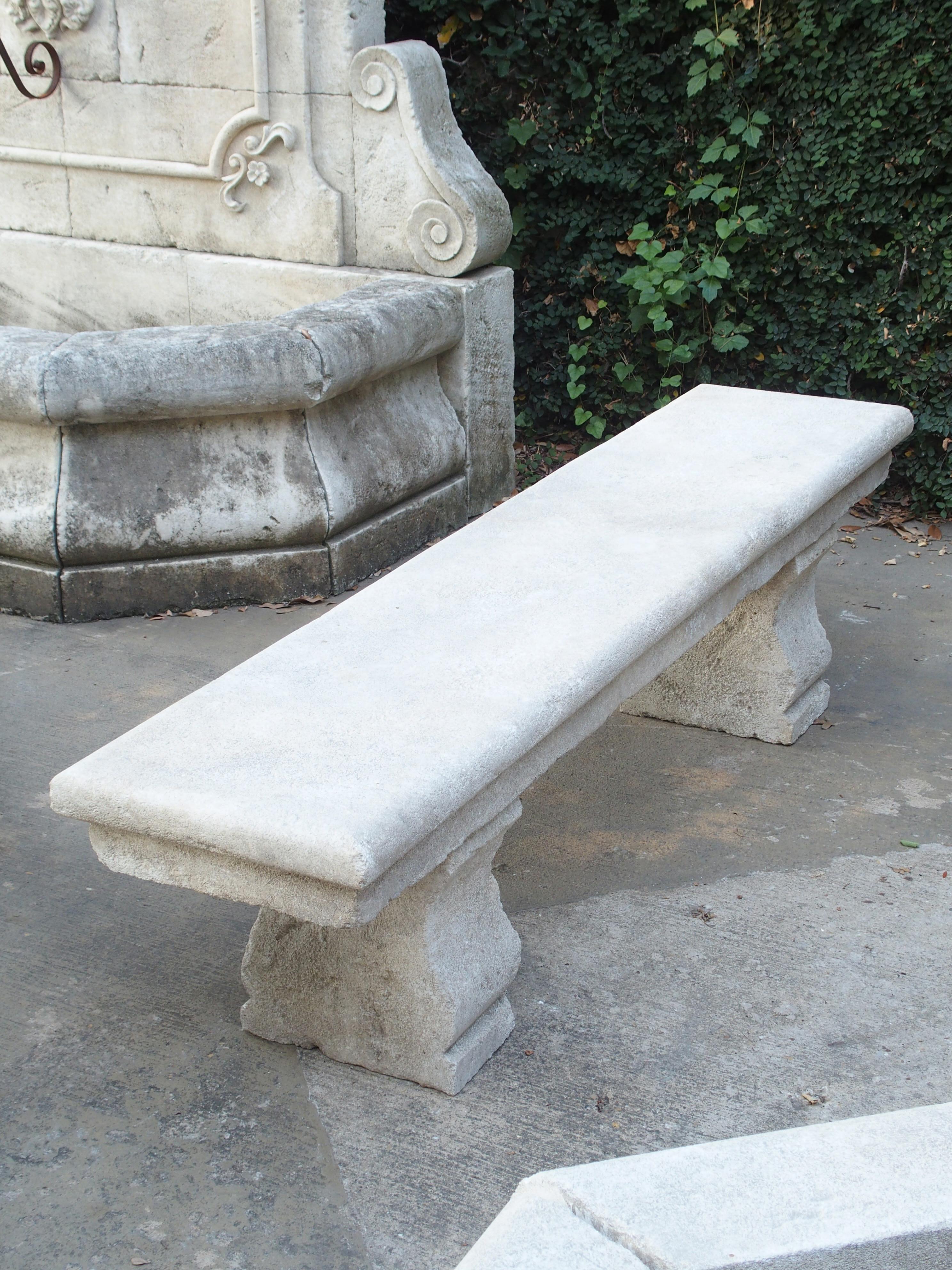 Carved French Limestone Bench from Provence at 1stDibs | limestone ...
