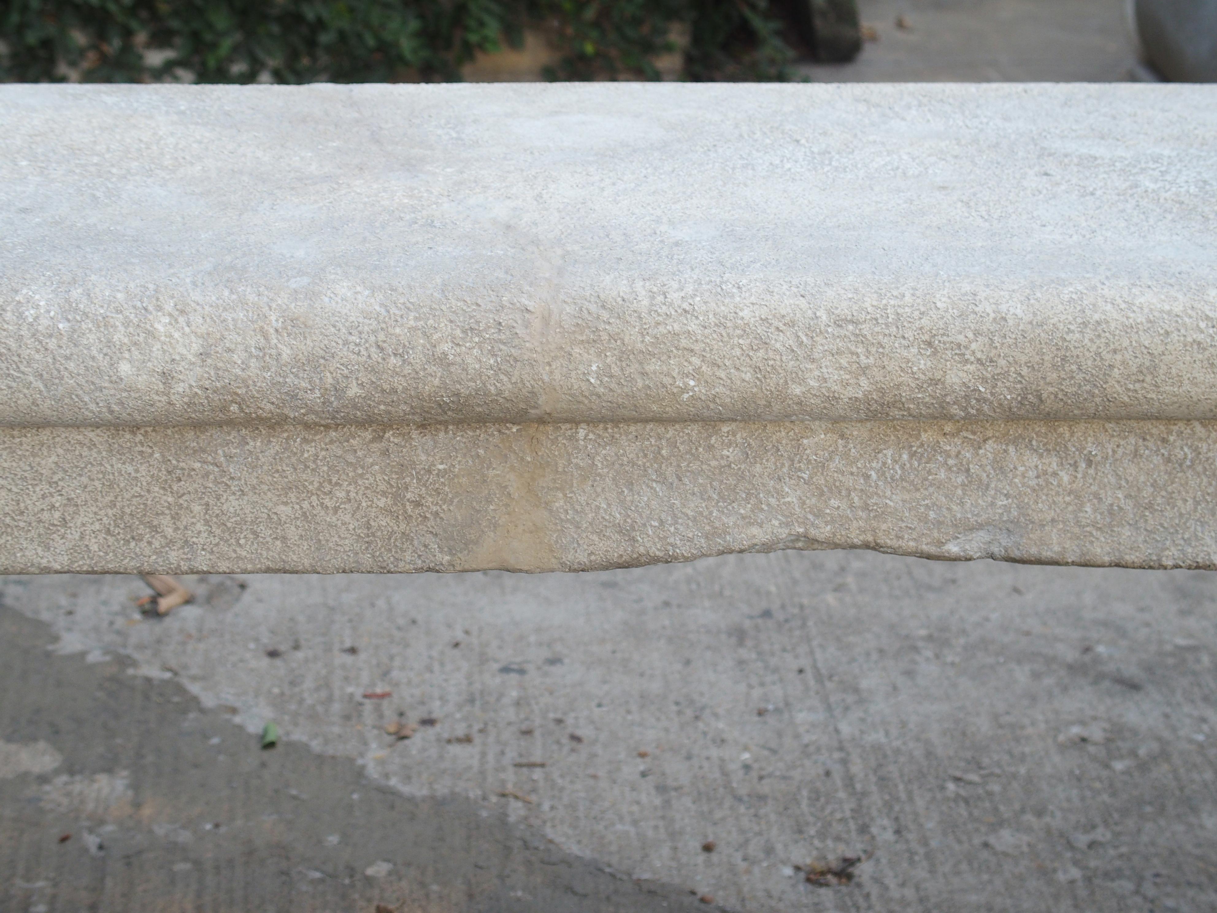 Carved French Limestone Bench from Provence at 1stDibs | limestone ...