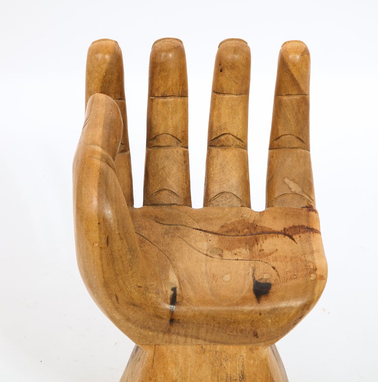 Carved Hand Stool, Mexico 1960s For Sale at 1stDibs