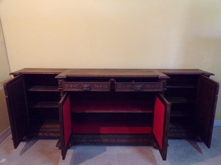 Carved Hunt Sideboard Buffet at 1stDibs | hunter carved buffet, carved ...