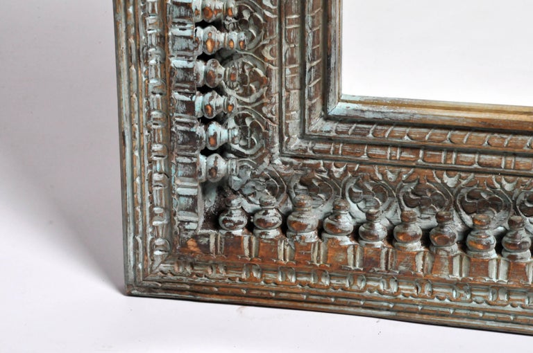 Carved Indian Mirror at 1stDibs