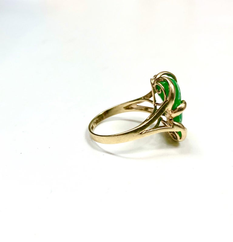 Carved Jade and Gold Ring at 1stDibs | jade and gold