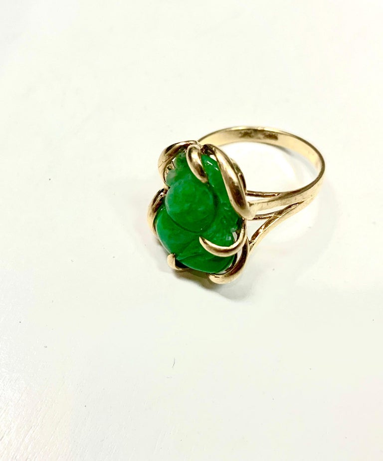 Carved Jade and Gold Ring at 1stDibs | jade and gold