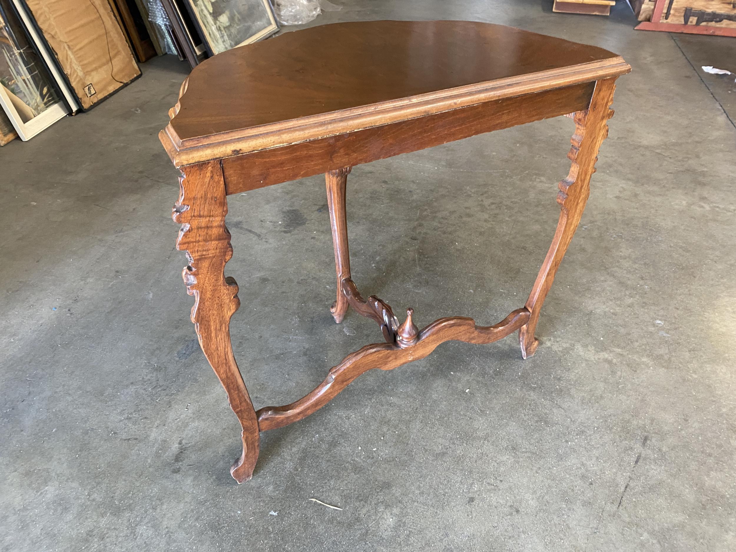 Carved Maple Queen Anne Victorian Console Table, circa 1880 For Sale at ...