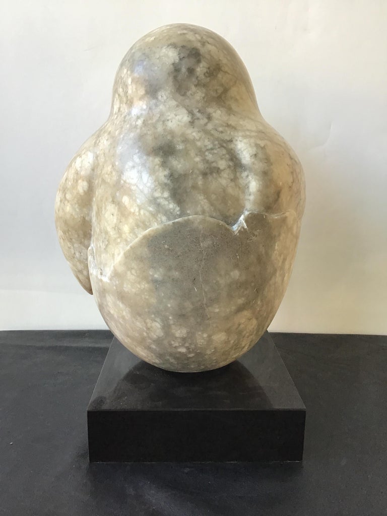 Carved Marble Owl For Sale at 1stDibs