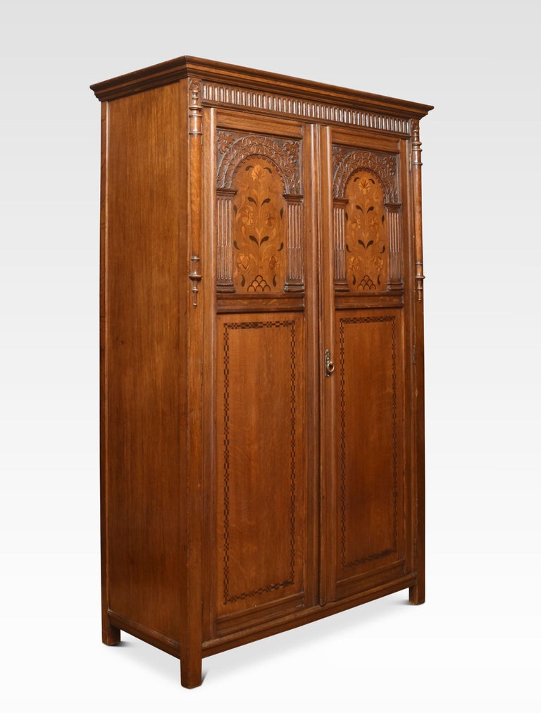 Carved Oak Hall Robe at 1stDibs