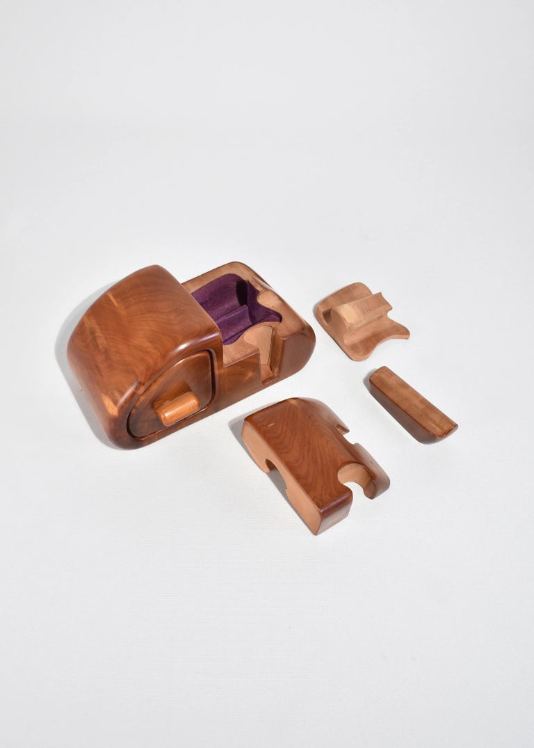 Carved Puzzle Jewelry Box at 1stDibs