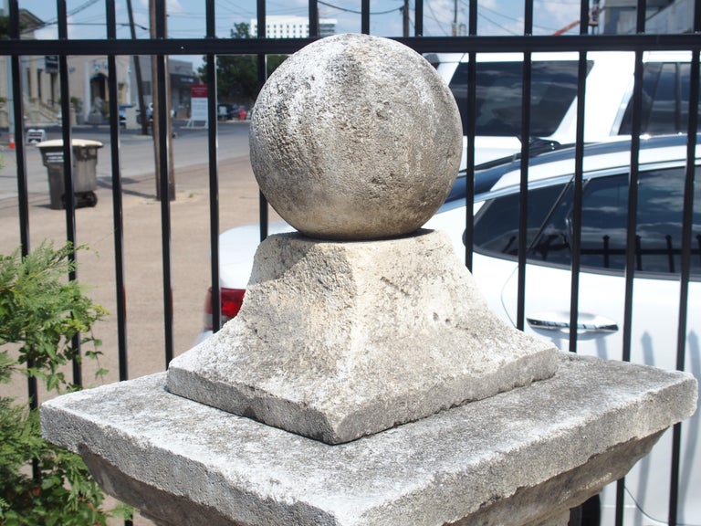 Carved Rectangular Limestone Center Fountain from Provence, France at ...