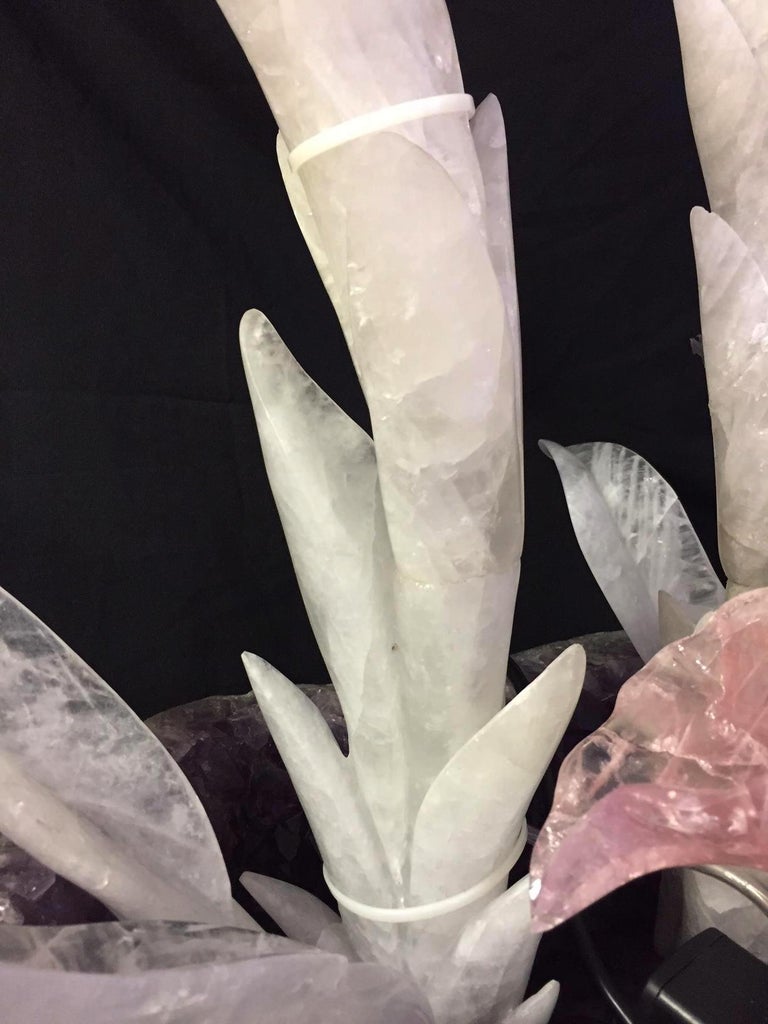 Carved Rock Crystal and Gemstone Fountain For Sale at 1stDibs | rose ...