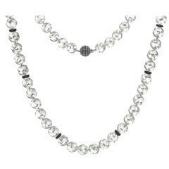 CONSTANCE ABERNATHY Carved Hardstone and Bone Netsuke Necklace at 1stDibs