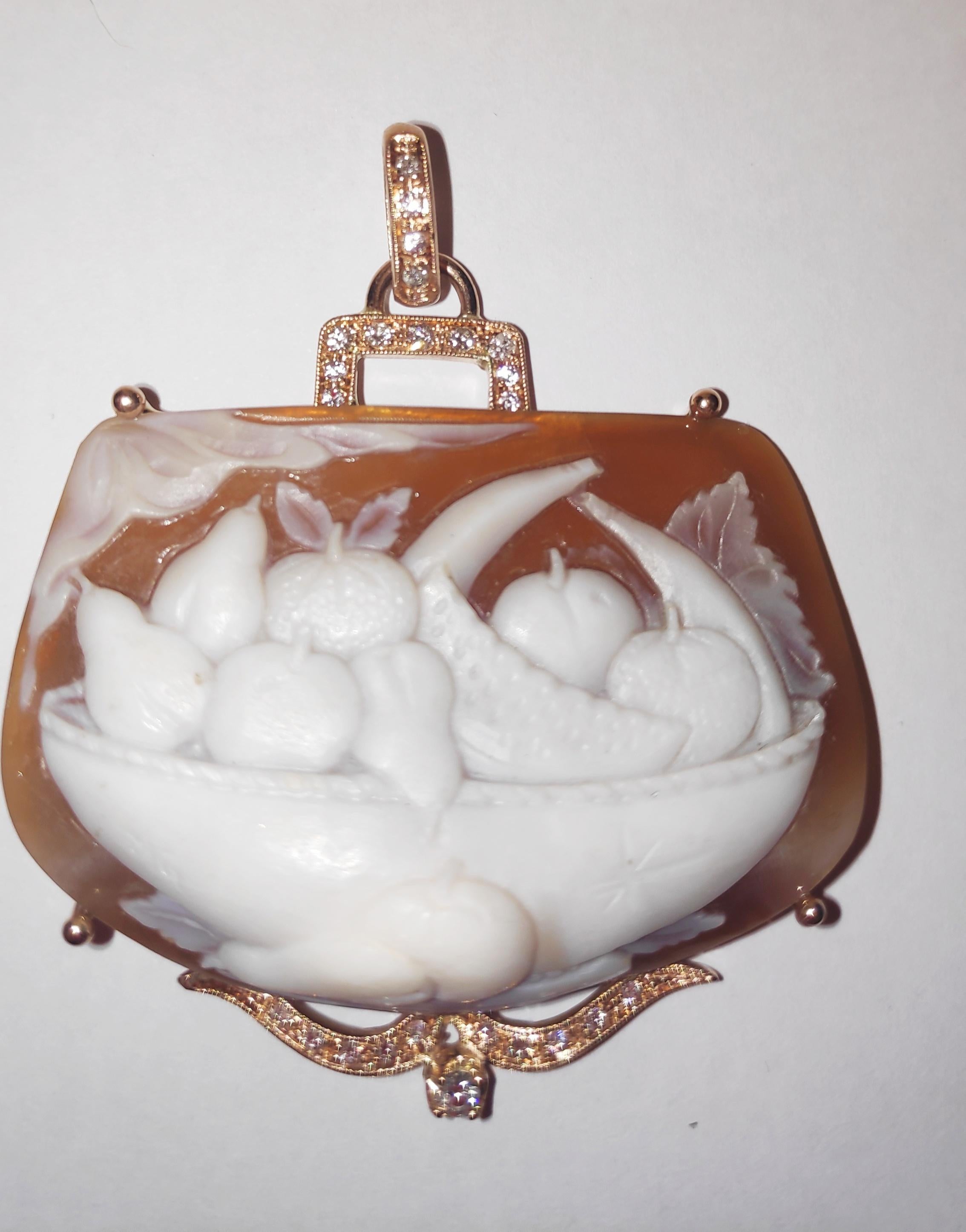 Carved Shell Cameo Pendant 12 Karat Gold For Sale at 1stDibs | 12 karat ...