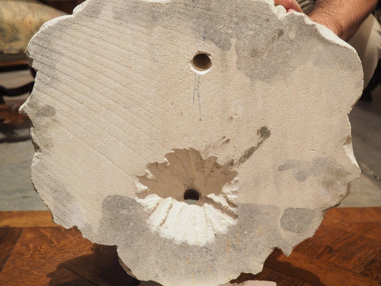 Carved Stone Lion Mascaron Fountain Element from Italy at 1stDibs