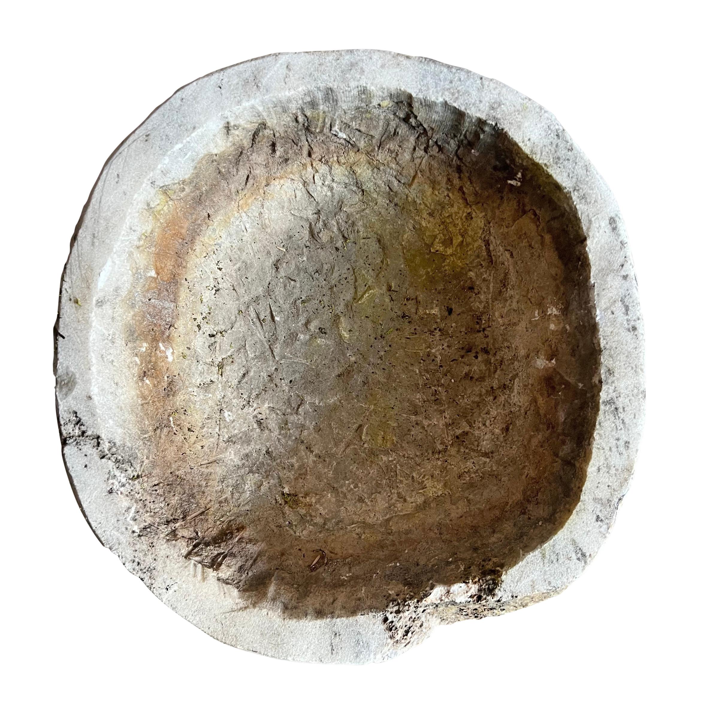 Carved Stone Planter For Sale at 1stDibs