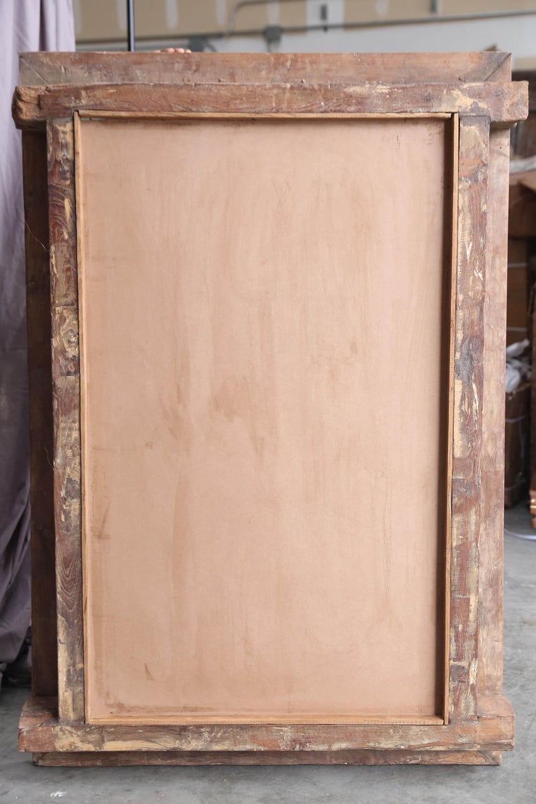 Carved Teak Wood Window Frame of 1840s Home Used as Frame for This ...