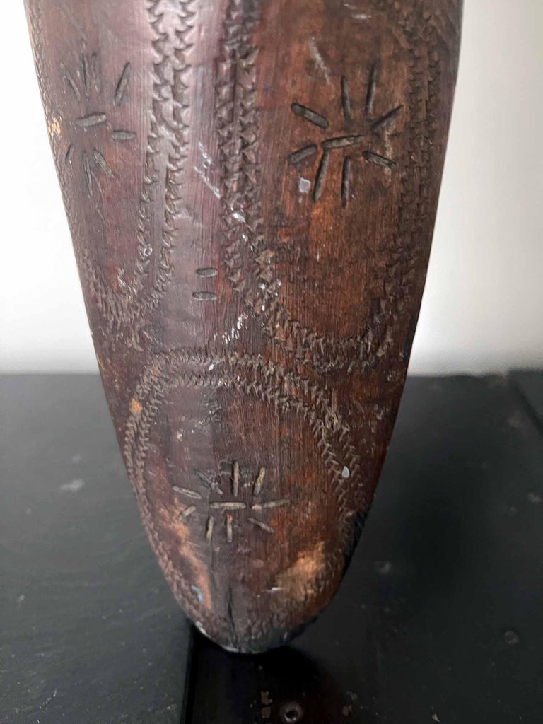 Carved Wood Aboriginal Shield, Western Australia For Sale at 1stDibs
