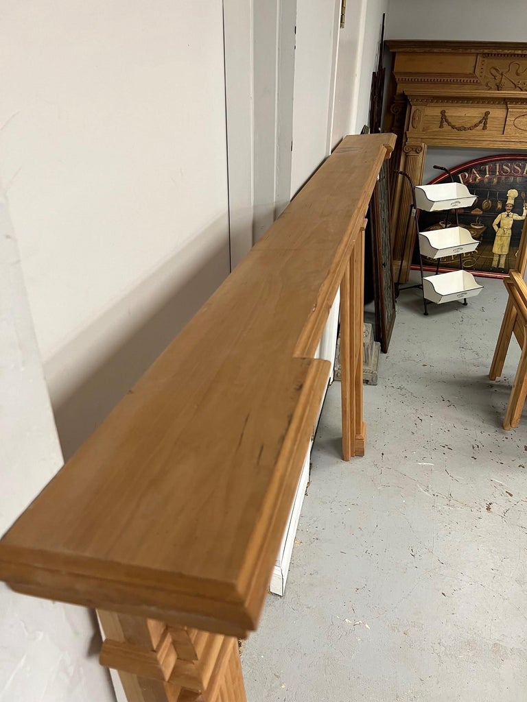 Carved Wood Fireplace Mantle Cherry with Fluted Legs Decorative Center ...