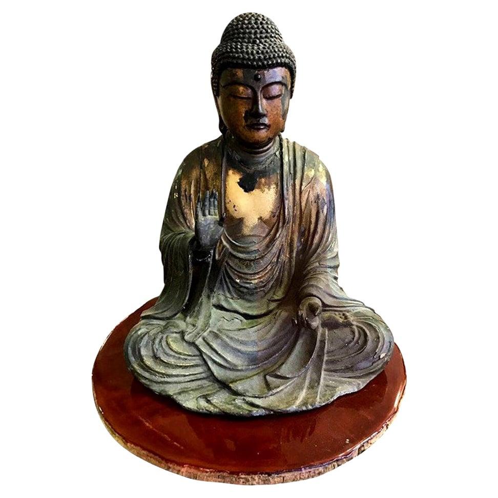 Antique Japanese Statue of Dakini Ten For Sale at 1stDibs