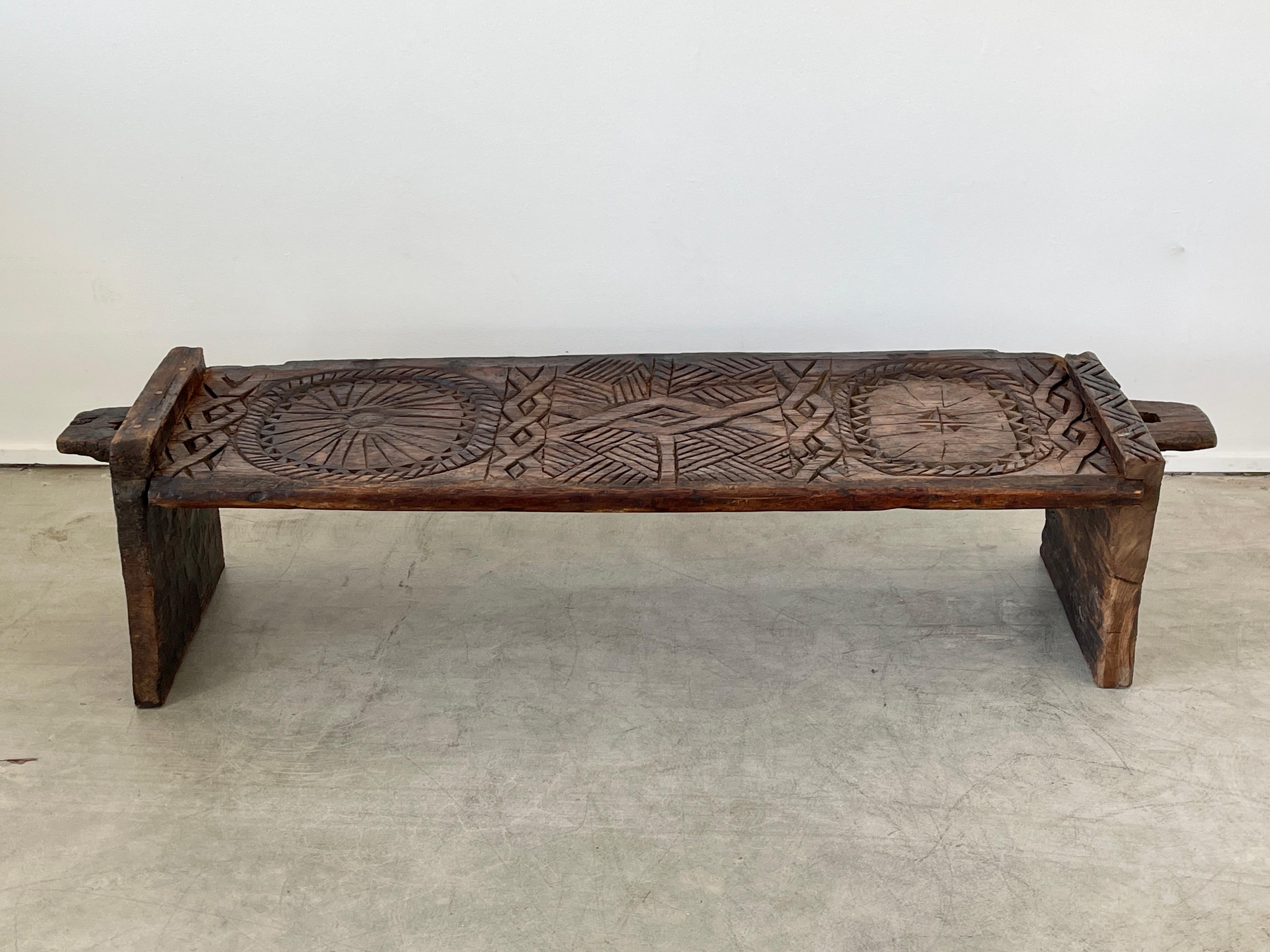 Carved Wood Table at 1stDibs