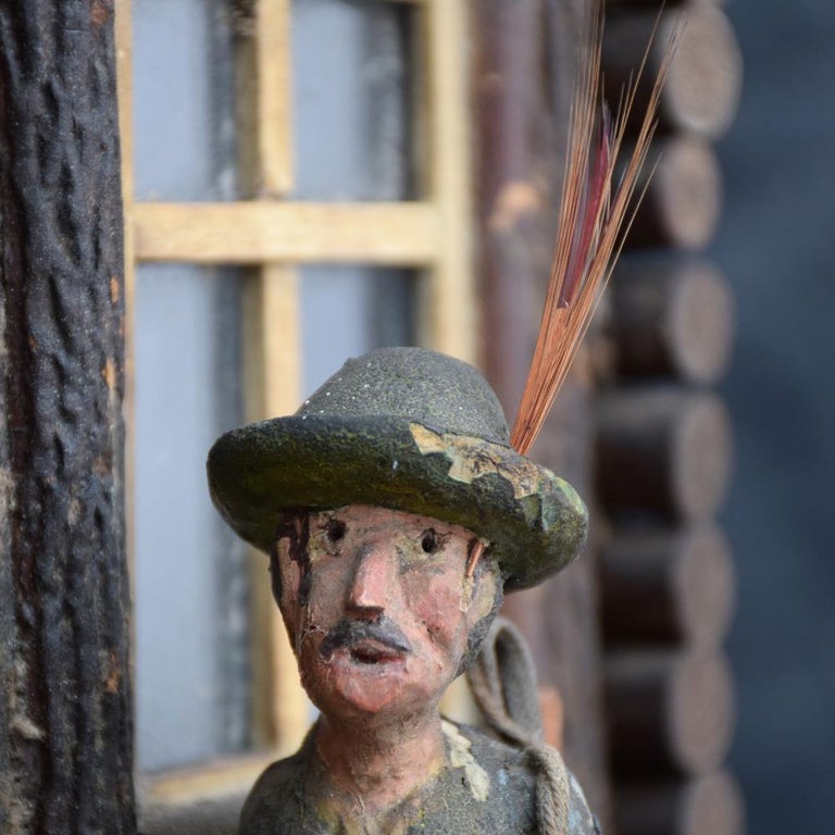 Carved Wood Tyrolean Model of a Hunting Lodge, circa 1880 For Sale at ...