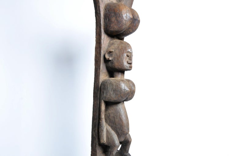Carved Wooden Bamana Tribe Style Post For Sale at 1stDibs | carved ...