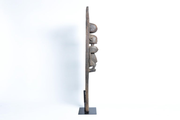 Carved Wooden Bamana Tribe Style Post For Sale at 1stDibs | carved ...