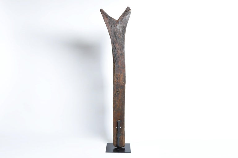 Carved Wooden Bamana Tribe Style Post For Sale at 1stDibs | carved ...