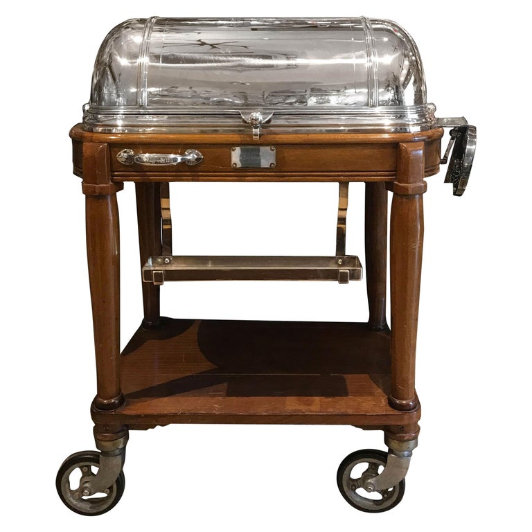 Carving-Trolley Designed by Christofle, Silver Plated, circa 1940 at ...