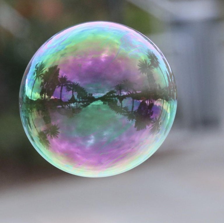 Cary Knight - Bubble 12, Light Square format Digital Photographic Print ...