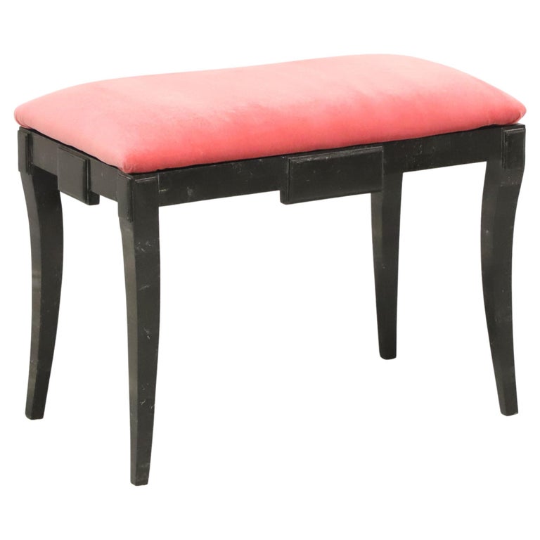 Casa Bique Green/Black Tessellated Marble Vanity Bench For Sale at 1stDibs