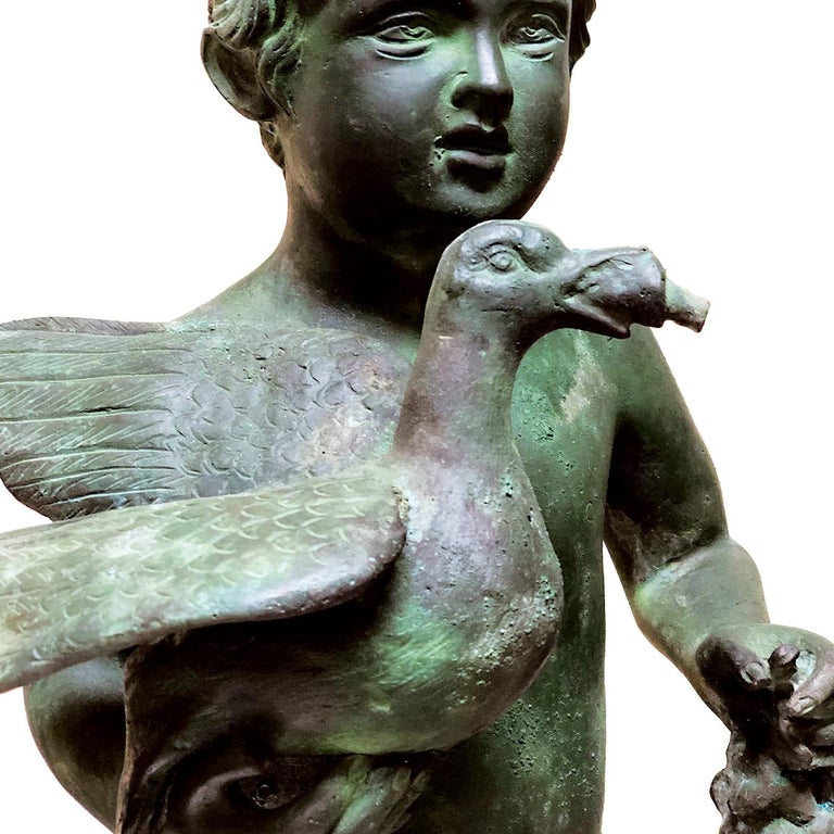 Casa Dei Vetti Di Pompei Set of 2 Putto Sculptures For Sale at 1stDibs