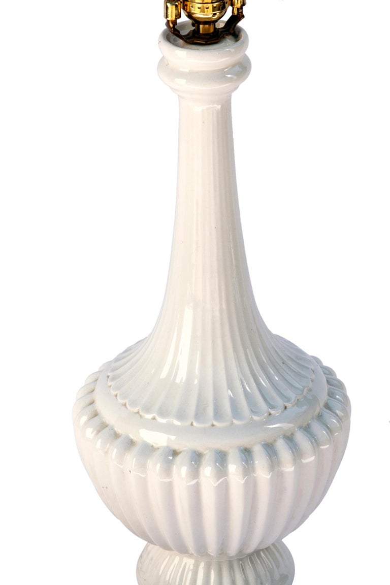 Casa Pupo Fluted Italian Ceramic Table Lamp; circa 1960s For Sale at ...