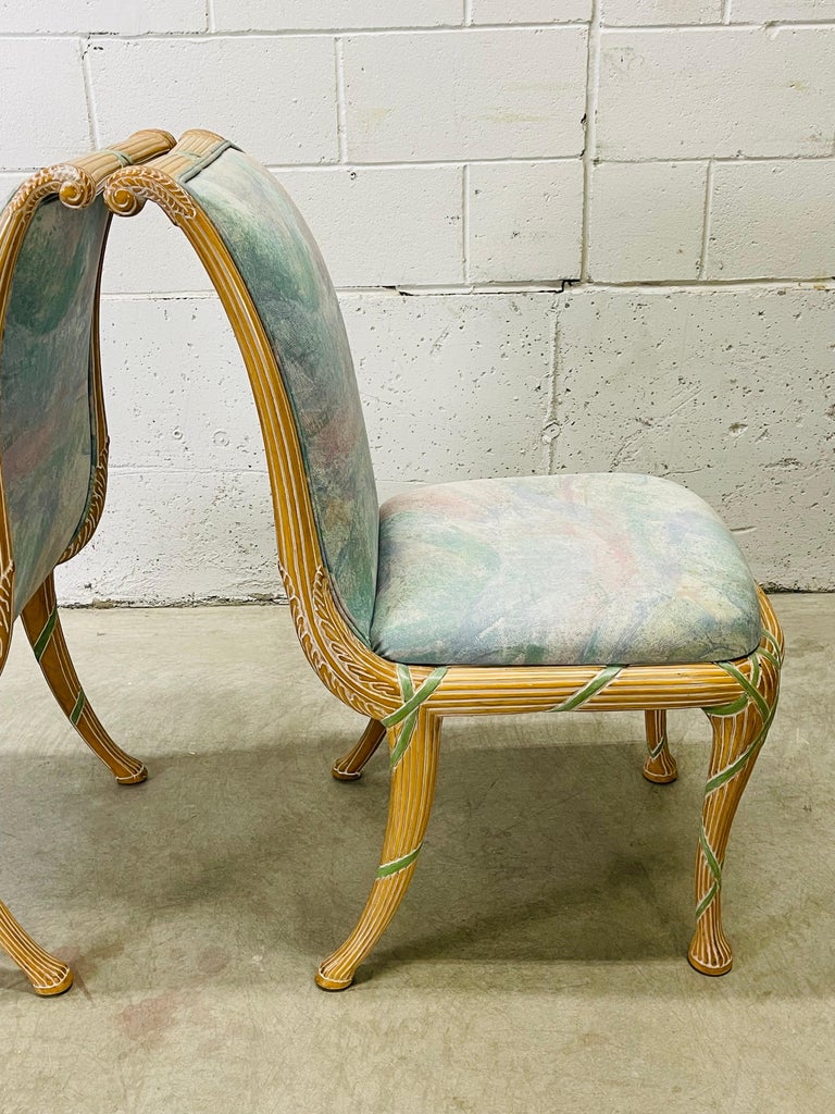 Casa Stradivari Hand Carved Banded Sheaths of Wheat Dining Set For Sale ...