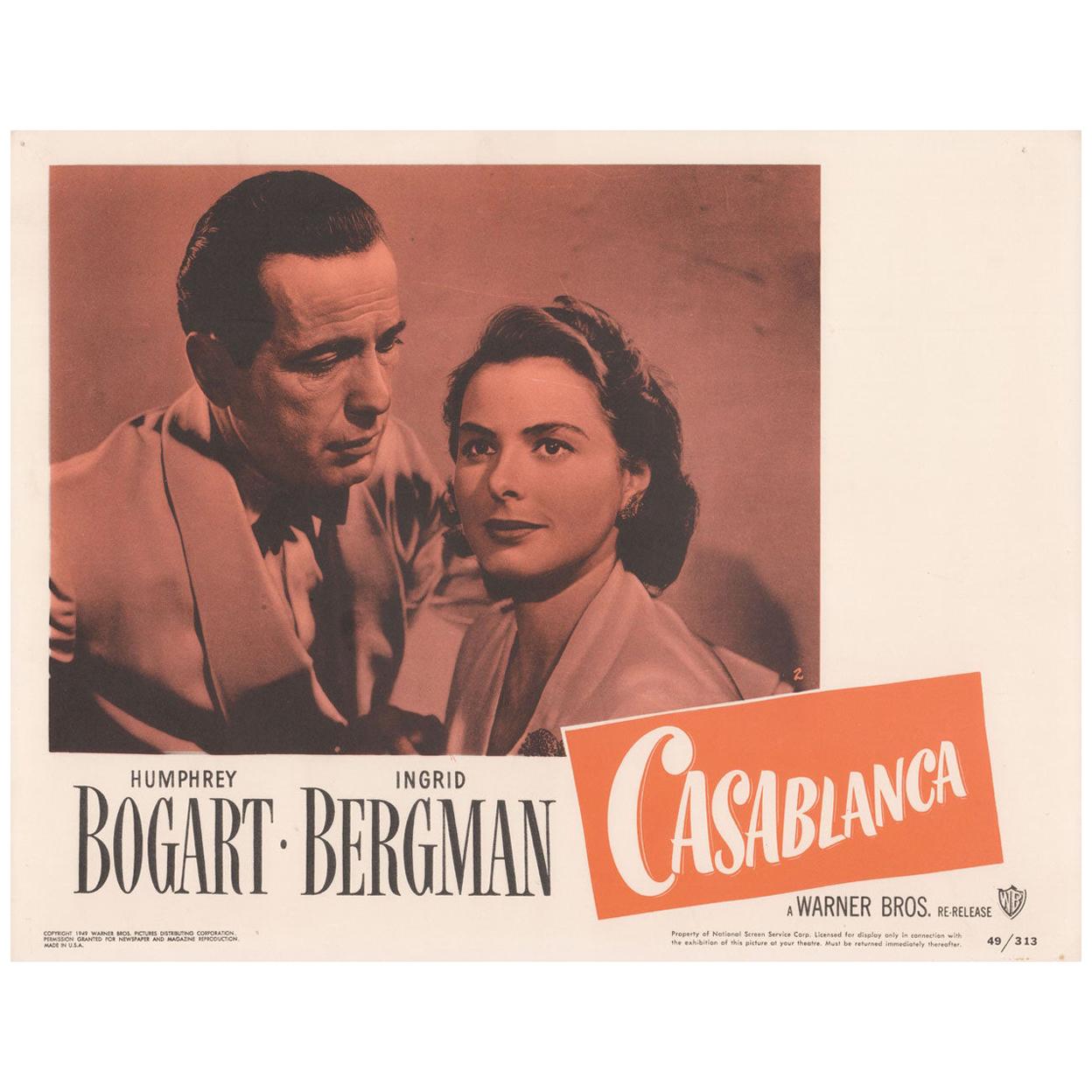 Casablanca Original U.S. Scene Card at 1stDibs