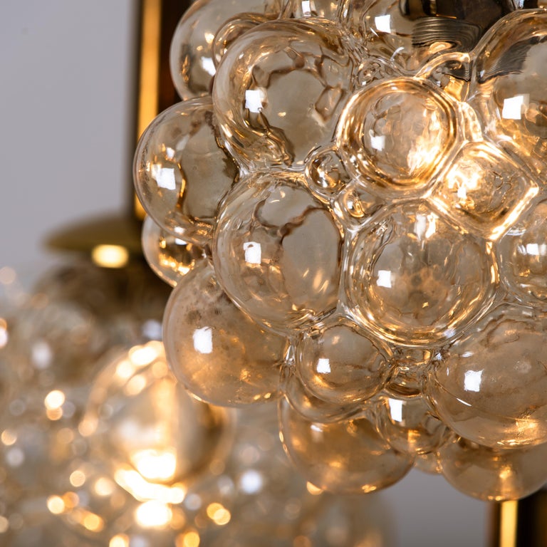 Cascade Light Fixture with Four Small Pedant Lights by Helena Tynell ...