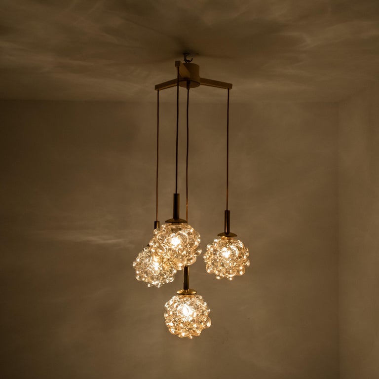 Cascade Light Fixture with Four Small Pedant Lights by Helena Tynell ...