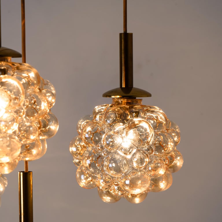 Cascade Light Fixture with Four Small Pedant Lights by Helena Tynell ...