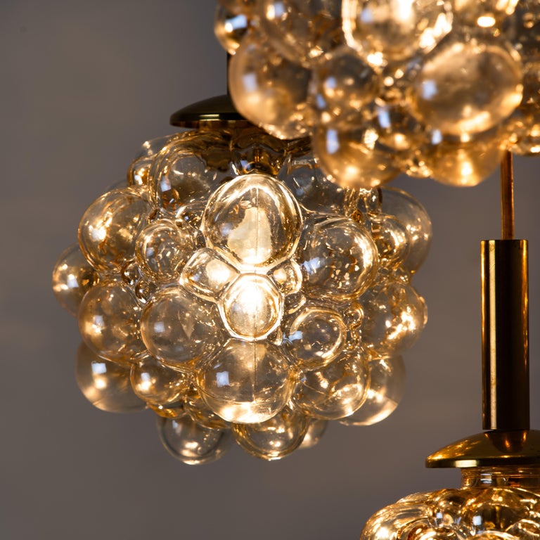 Cascade Light Fixture with Four Small Pedant Lights by Helena Tynell ...