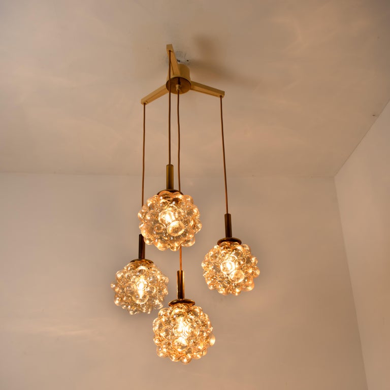 Cascade Light Fixture with Four Small Pedant Lights by Helena Tynell ...