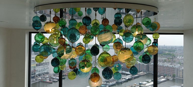Cascade Oval Chandelier by Roast Featuring Individually Blown Glass ...