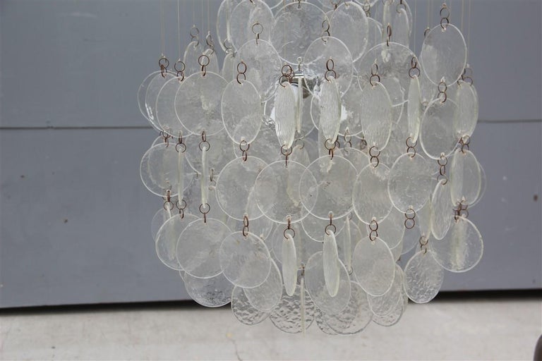 Cascade Round Murano Chandelier Verner Panto Style Pop art Glass Discs ...