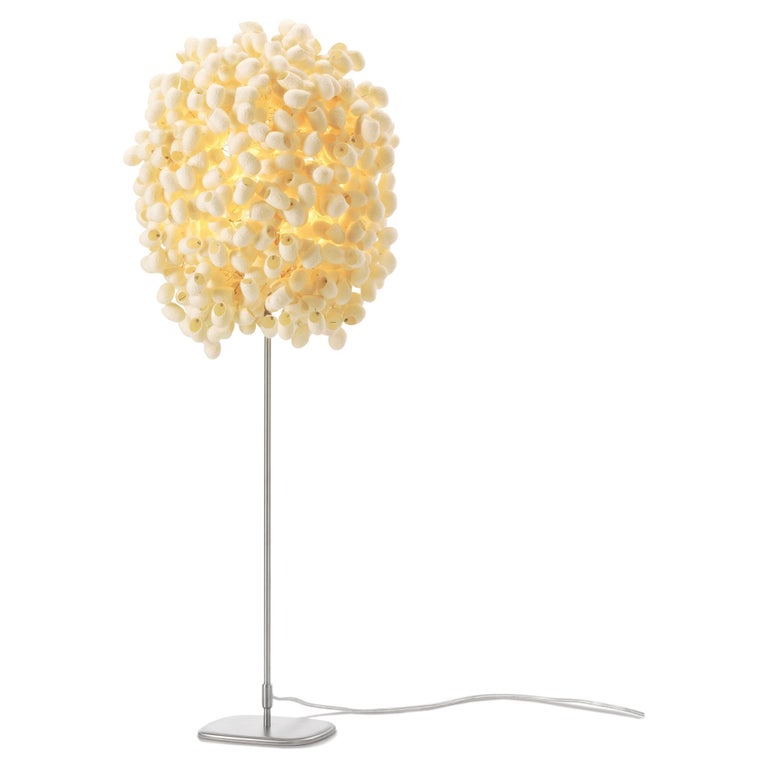 Cascadence 'Table' by Ango, Handcrafted Silk Cocoon Table Lamp For Sale ...
