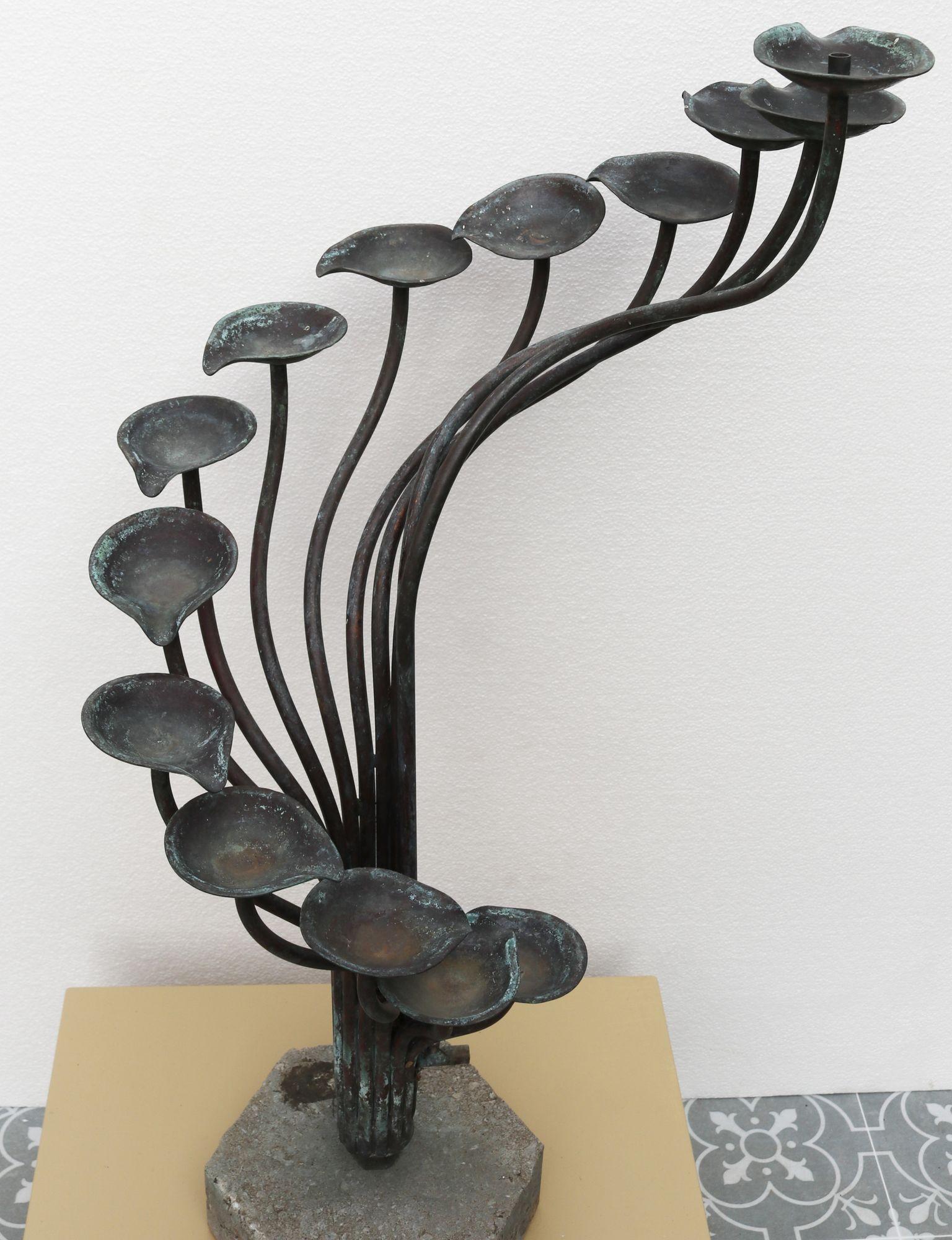 Cascading Copper Water Feature For Sale at 1stDibs