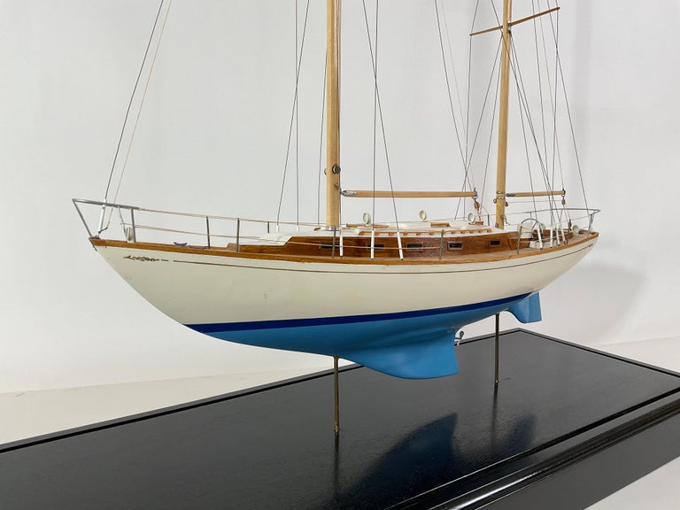Cased Model Of A Cheoy Lee Offshore 47 Ketch For Sale at 1stDibs